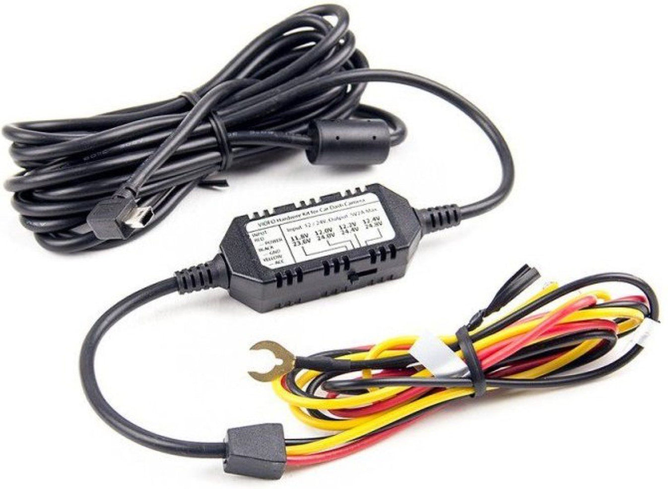 Mini 3 WIRES HK3 ACC HARDWIRE KIT WITH TWO FUSE TAPE PARKING MODE CABL ...